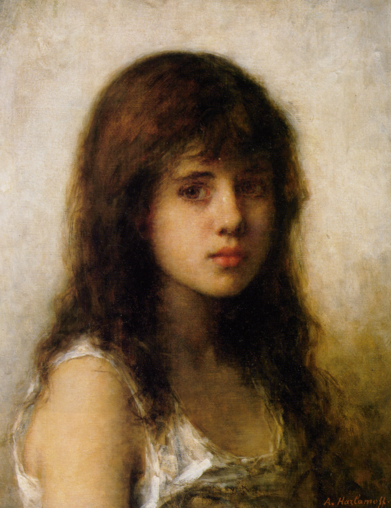 Maher Art Gallery: Alexei Alexeivich Harlamoff / Russian painte