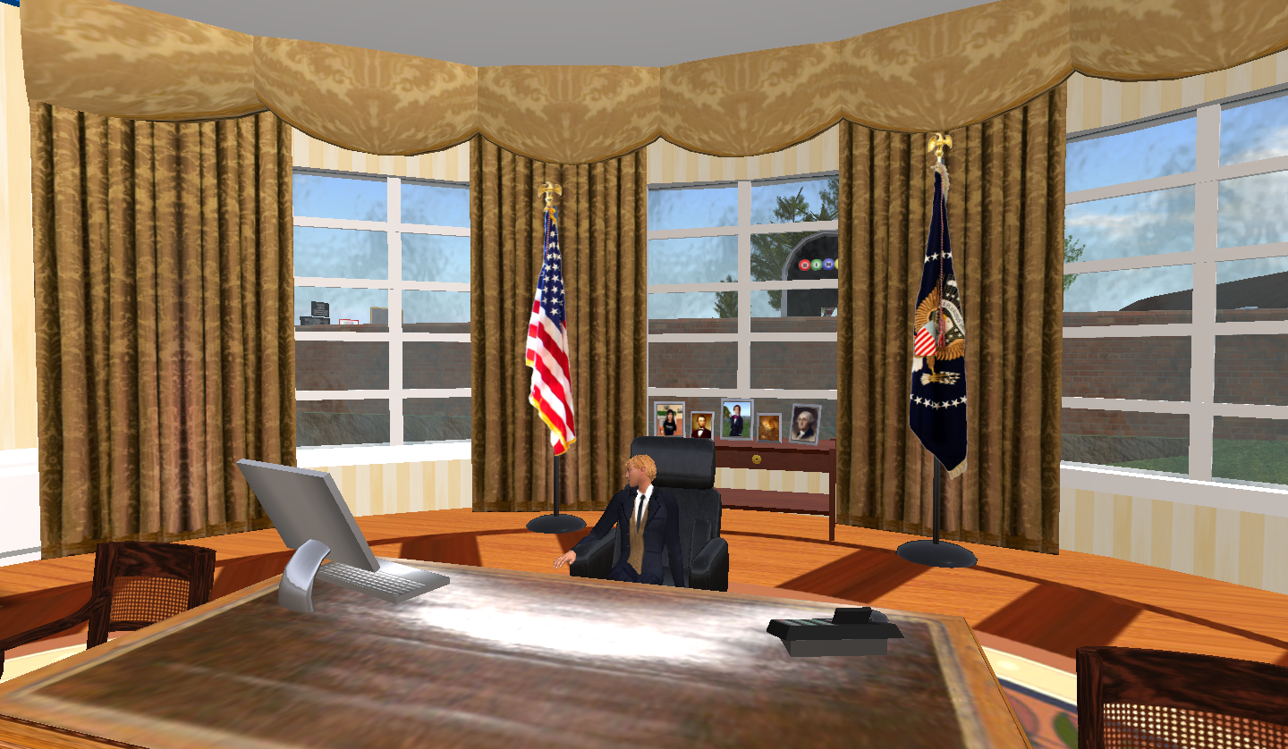 Second Life Travels: The Oval Office