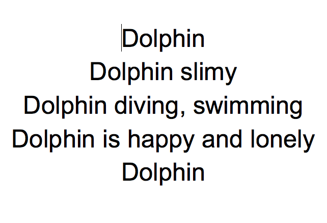 Kaituna Kids' Blog: Cinquain Poetry