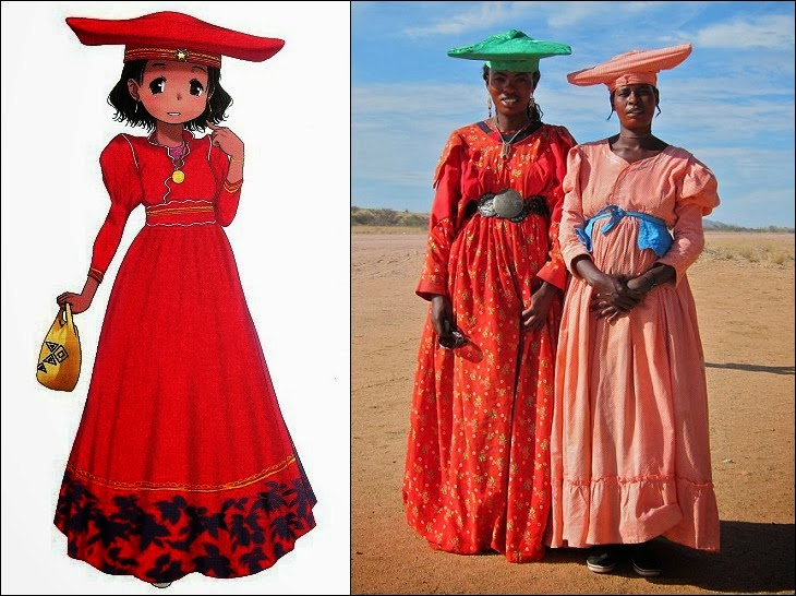walking distance & et cetera -: Angola Traditional Clothing