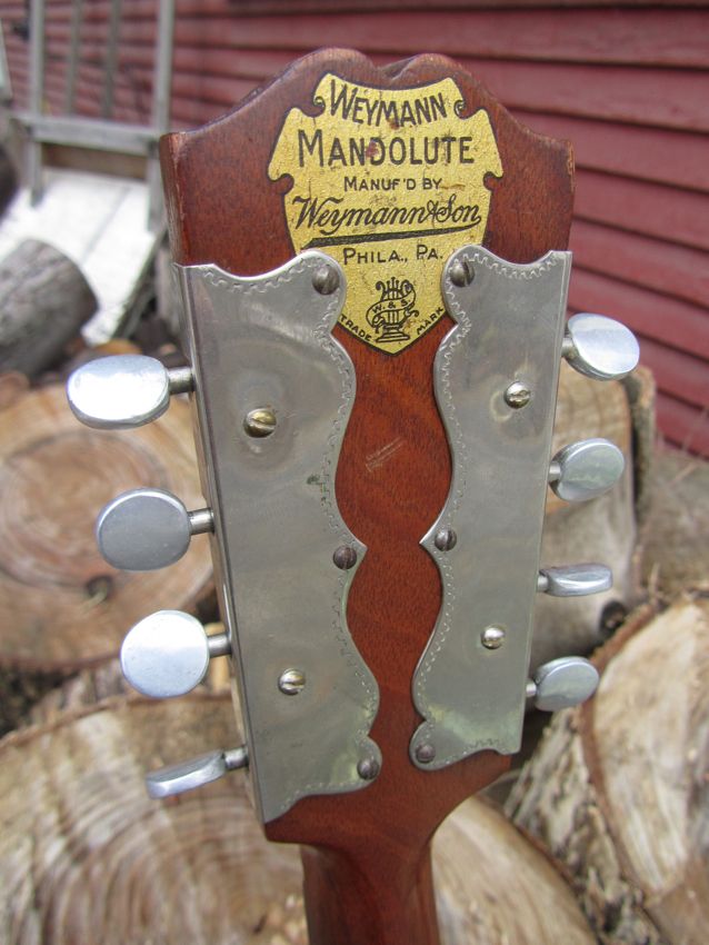 c.1916 Weymann Style 20 Mandolute Mandolin