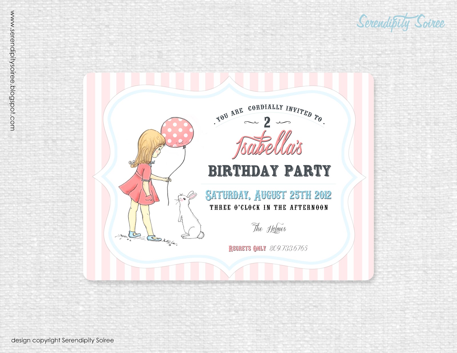 {Invitation Collections} Vintage inspired illustrated invitation {Best ...