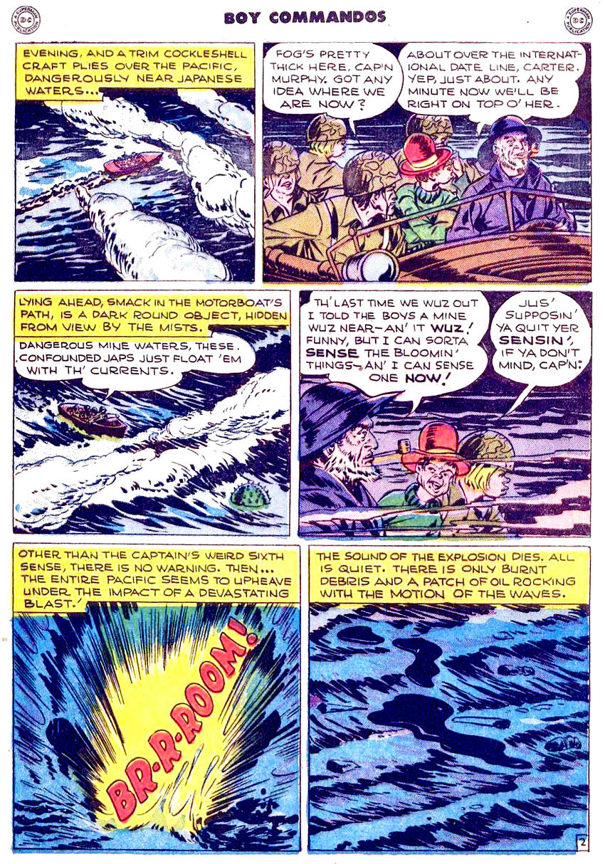 Pappy's Golden Age Comics Blogzine: Number 1849: Boy Commandos in Davy Jones’ Locker