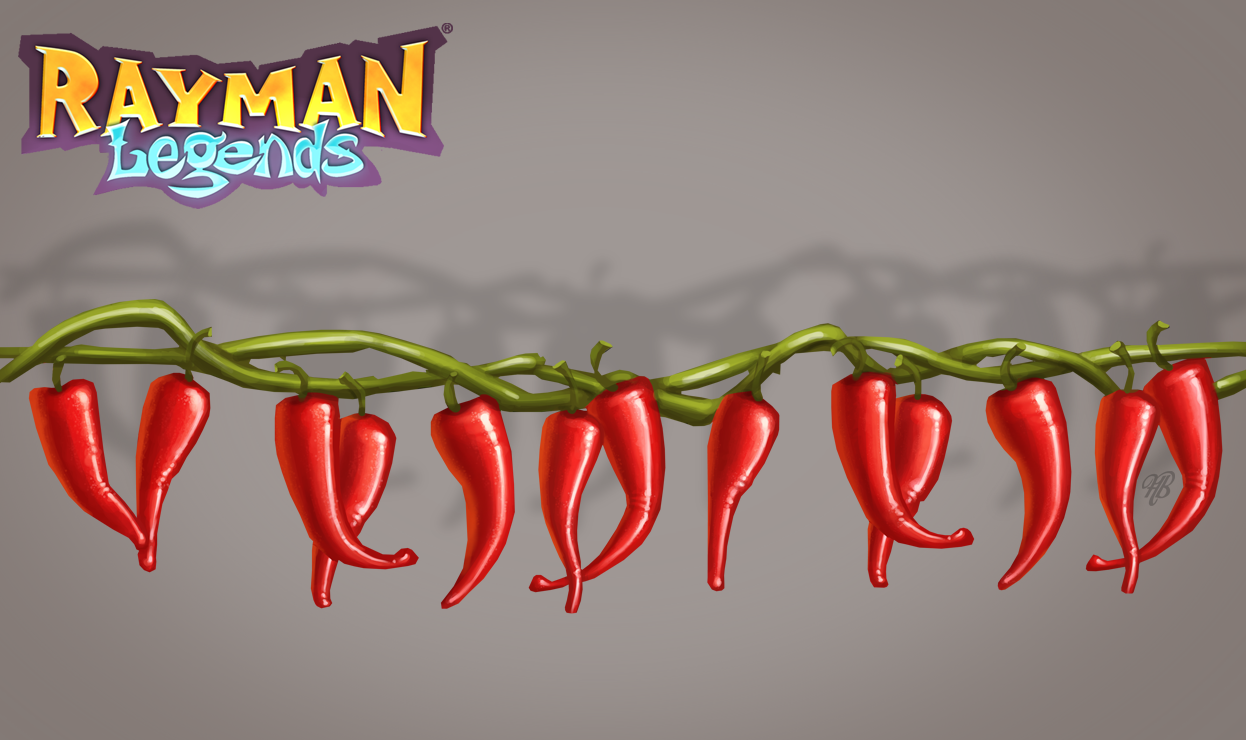 Hazim Benghal: "Rayman Legends" - Retro Food Asset