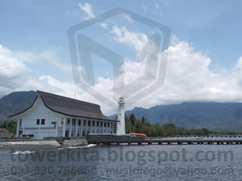 Menara Suar Lampu Dermaga - tower komunikasi radio tv menara SBNP ...