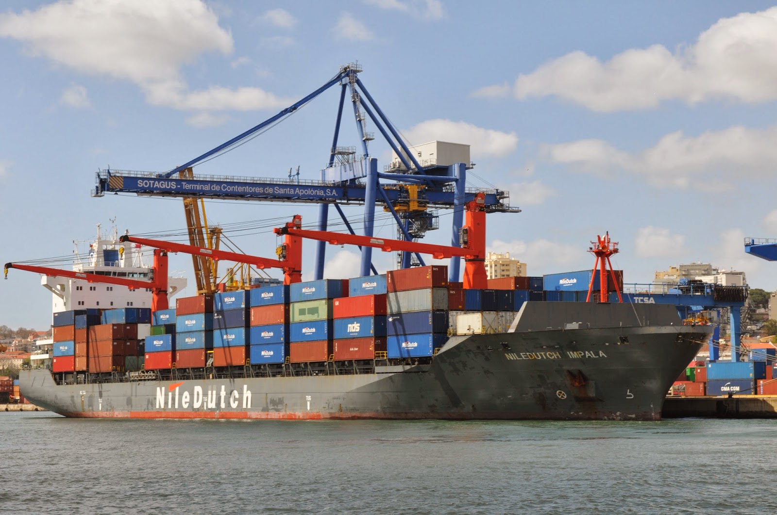 SHIPS & THE SEA - BLOGUE dos NAVIOS e do MAR: Cargueiro NILEDUTCH IMPALA