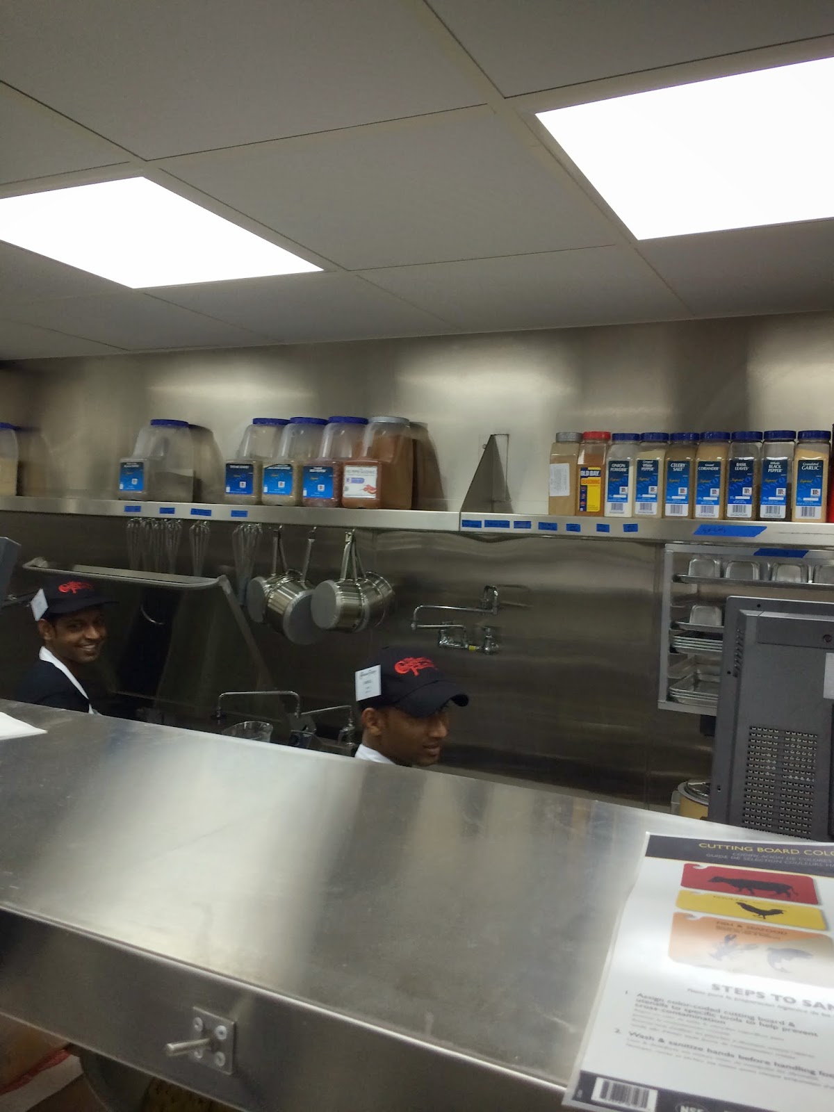 [ donisitorus' ]: Prep cook in The Cheesecake Factory