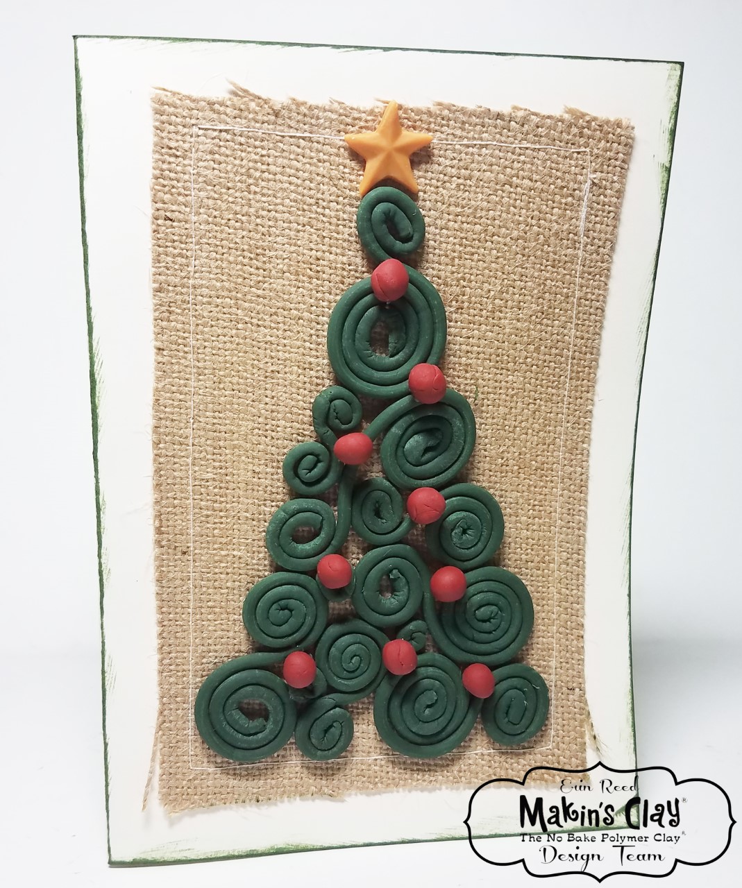 Coiled Holiday Tree Card