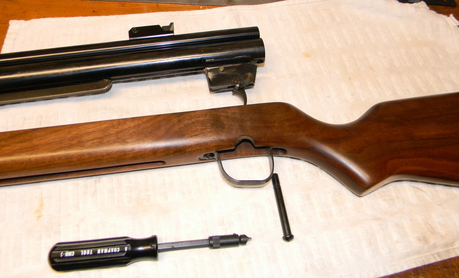 Another Airgun Blog: Benjamin Sterling HR-81 Tear Down Part 1