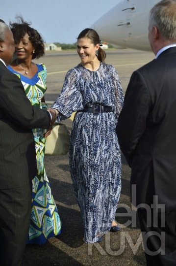 Crown Princess Victoria in Ghana