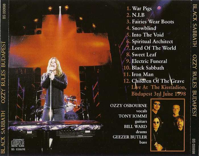 Rock Anthology: Black Sabbath - Ozzy Rules Budapest (1998-06-03) FLAC
