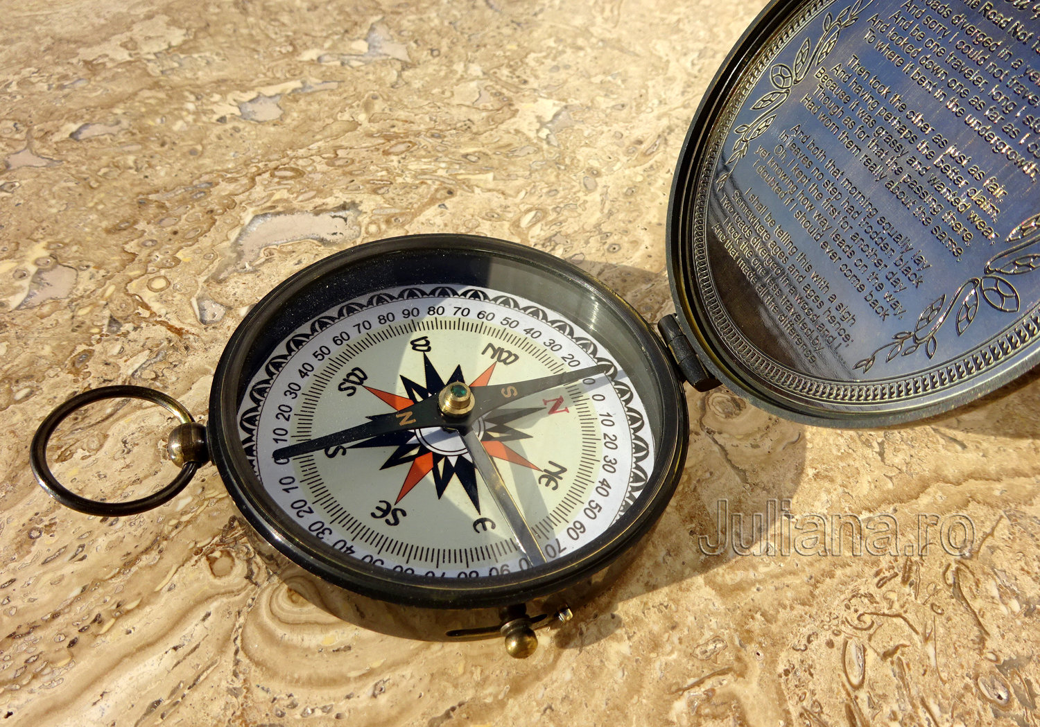 Deco: Busola patinata de colectie pentru barbati