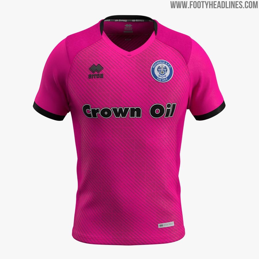 Rochdale 2019-20 Home, Away and Third Kits Released - Footy Headlines