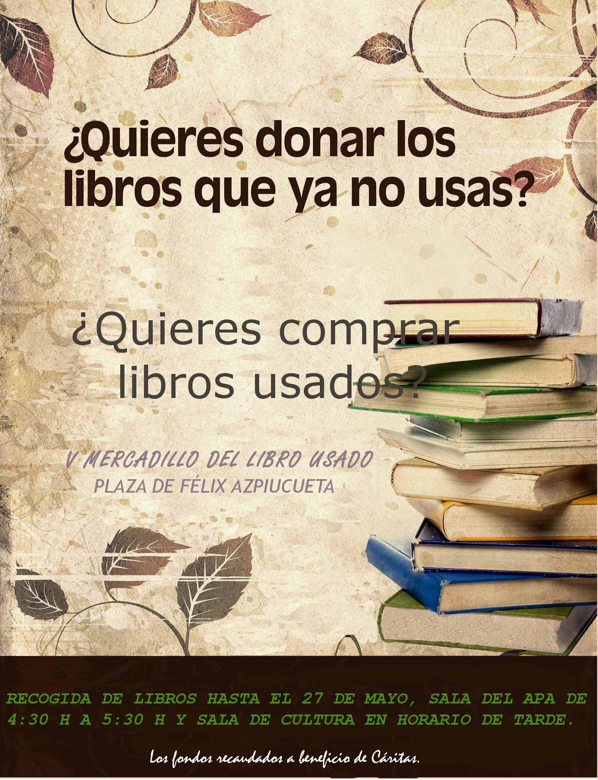 Blog de Andrea : CARTEL DE VENTA DE LIBROS USADOS