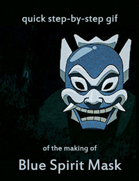 Café Croquis .........................: Blue Spirit mask