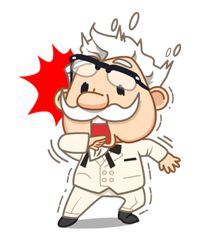 png : sticker623 kfc Colonel Sanders