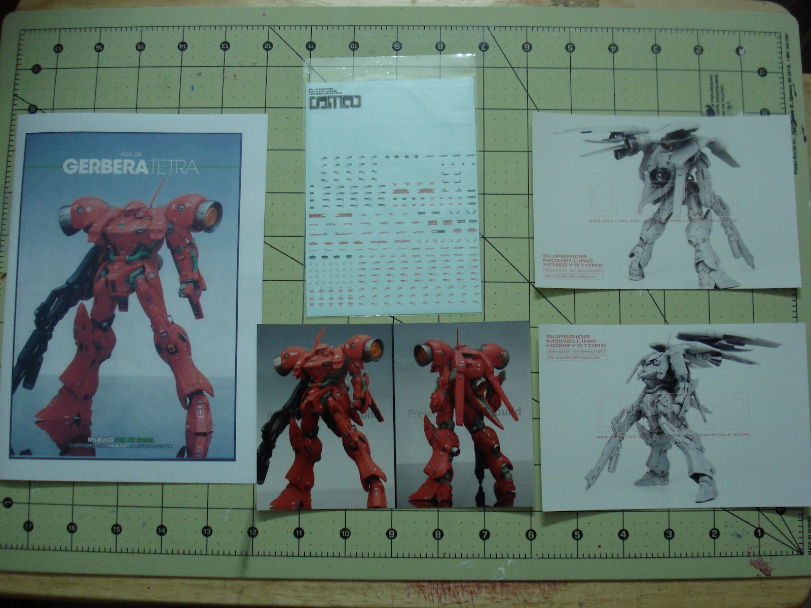 Arashi no Kumo: Resin Kit: 1/100 AGX-04 Gerbera Tetra - Unboxing and ...
