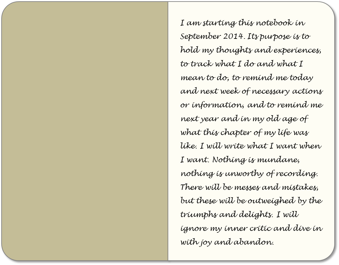 My Life All in One Place: How to start a notebook: curing notebook ...