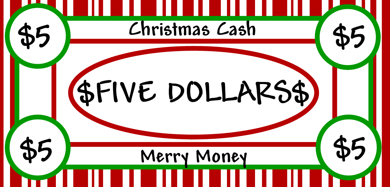 Christmas Play Money