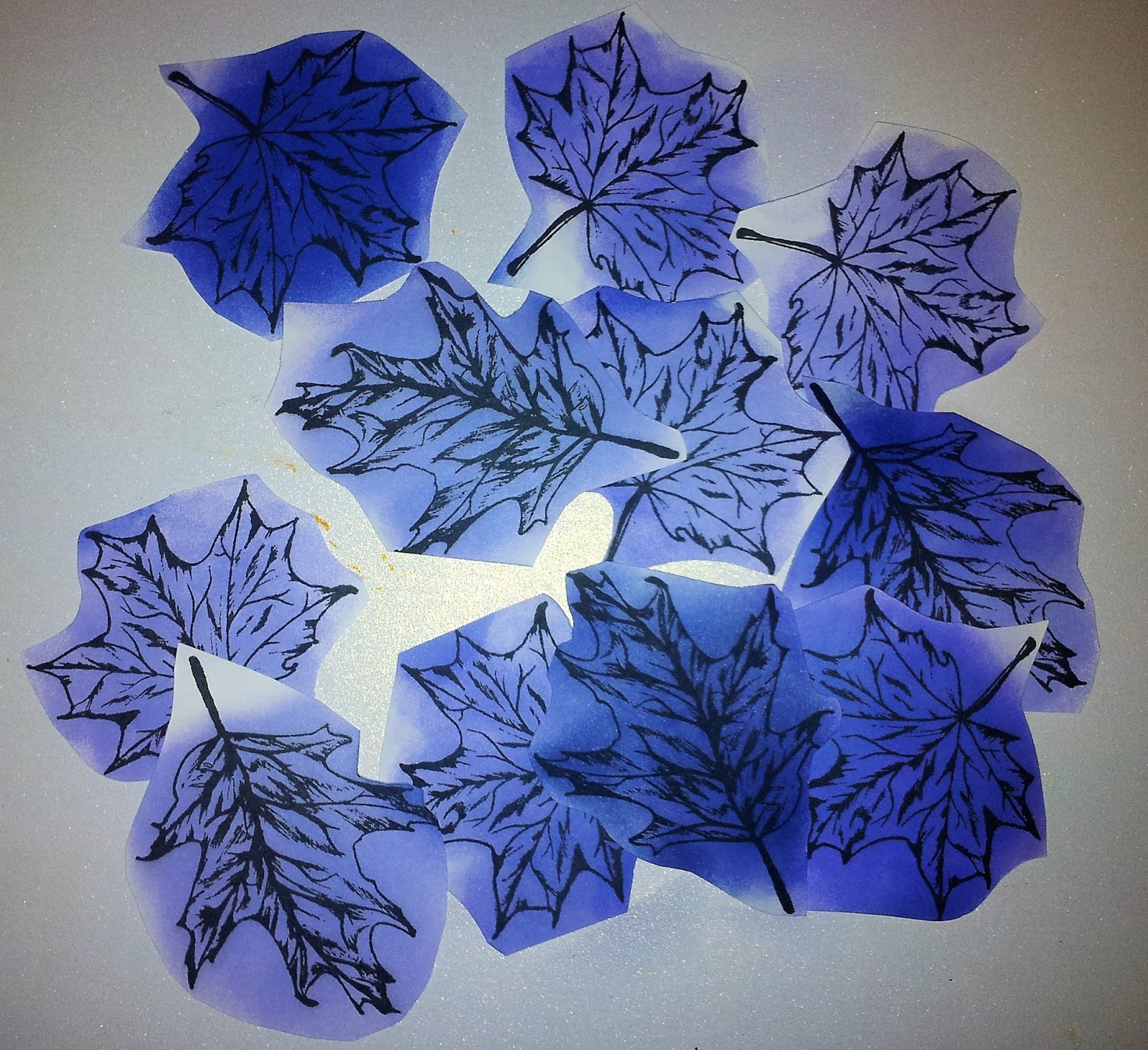 Barnsley Crafter: Wintry Leaves