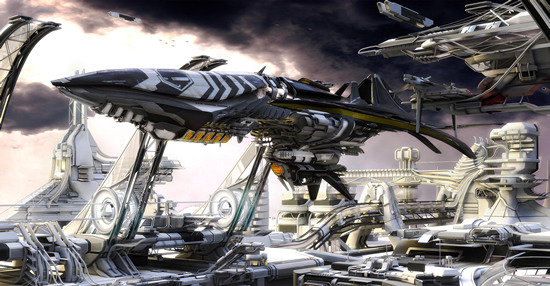 70 Amazing Spaceship Artworks ~ Pix Addictoin