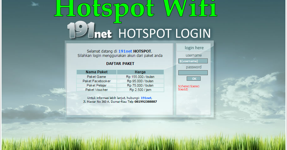 Template hotspot mikrotik free classic - sierrarewa
