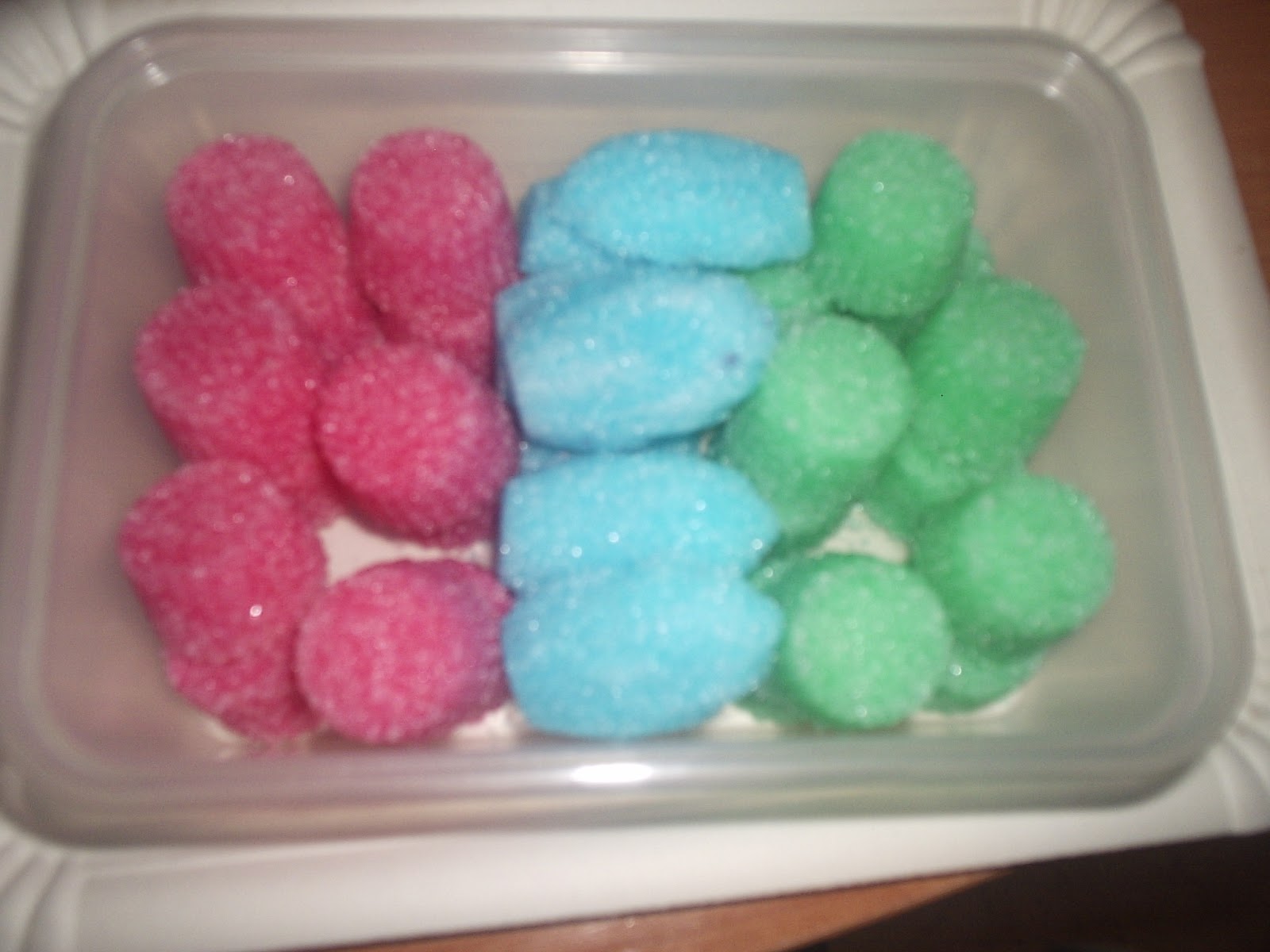 LA COCINA DE LA CATITA: AZUCARILLOS DE COLORES