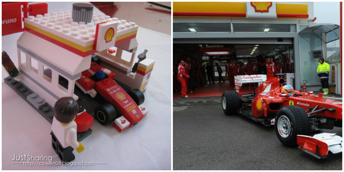 Just Sharing 文の分享站: Shell V-Power LEGO Model - Fiorano Shell Station