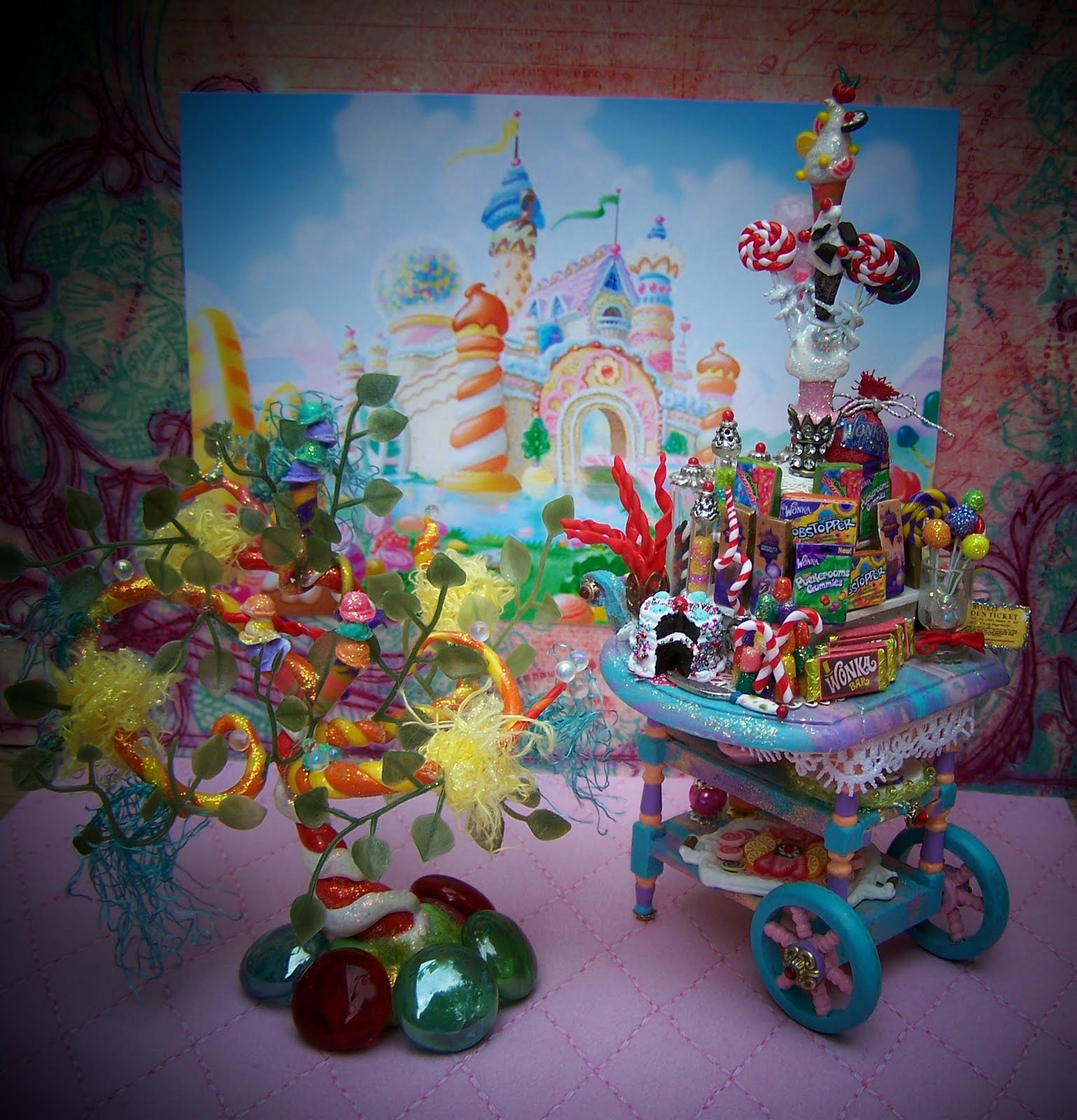 19th Day Miniatures Works in Progress: Dollhouse Miniature Candyland ...