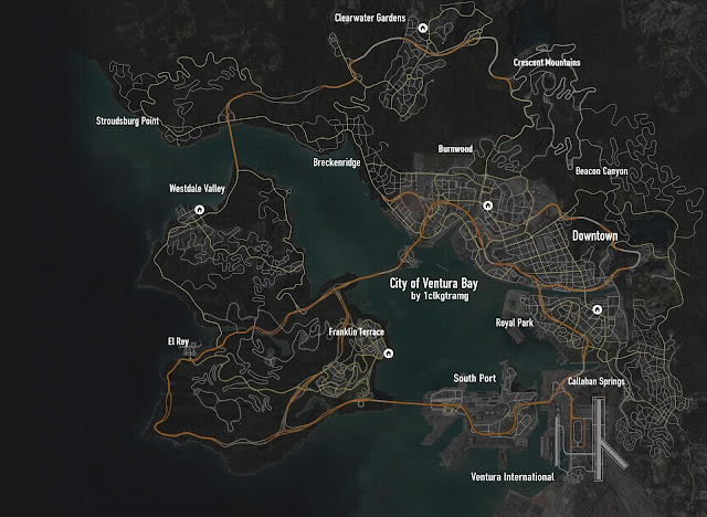 Need for Speed 2015: Mapa