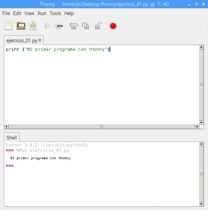 frambuesa-pi: Thonny, el nuevo IDE para Python, disponible en la nueva ...