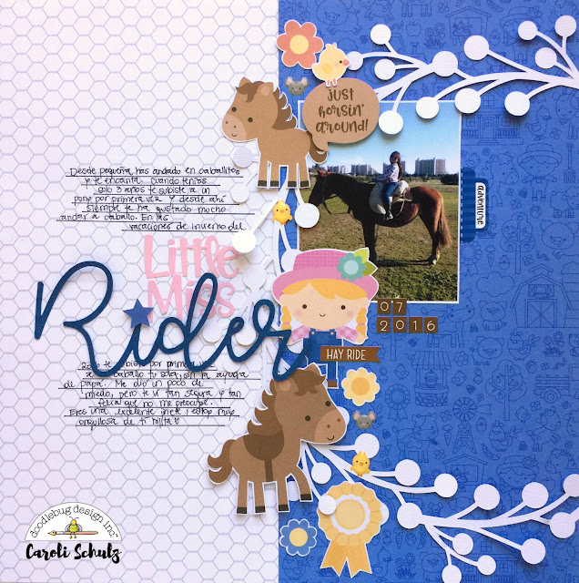 Doodlebug Design Inc Blog: Down On The Farm | Layouts x 2 with Caroli