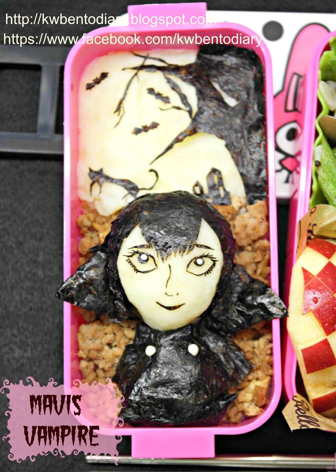 Karenwee's Bento Diary: Bento#Oct31~Mavis Vampire