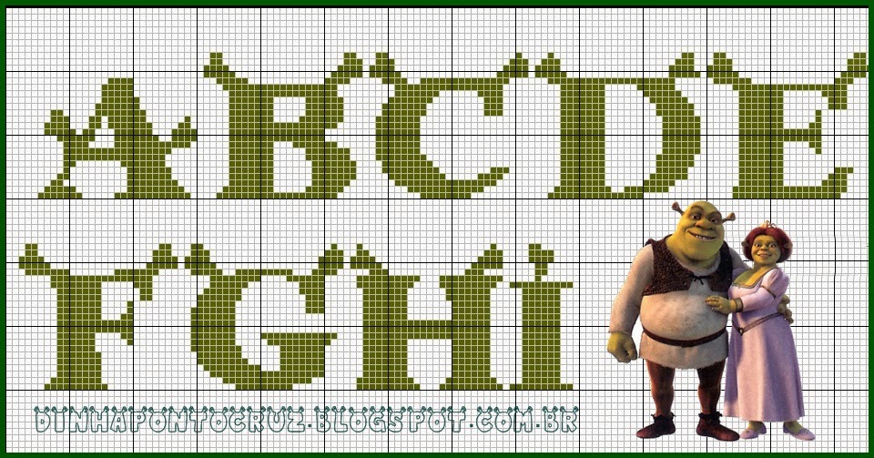 Unique Shrek Cross Stitch Patterns for Fans