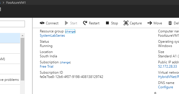 runbook: Un-assign a Pubic IP for a Virtual Machine - Azure SystemAdminLab3