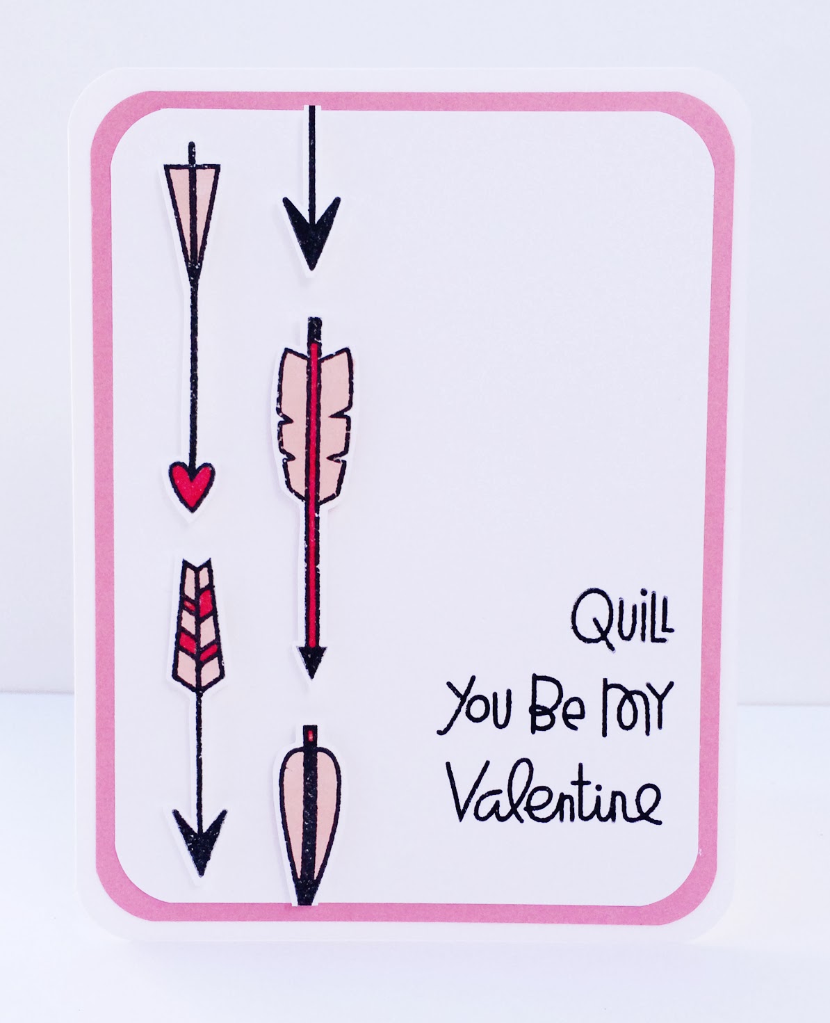 Stamp Fever: Quill You Be My Valentine