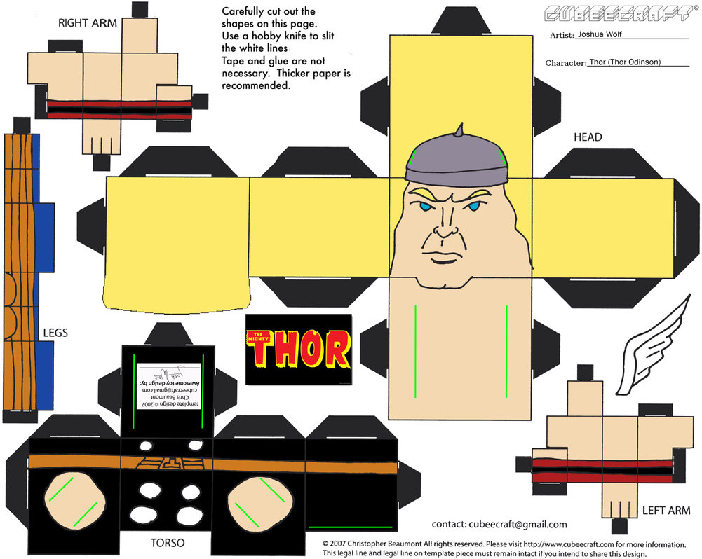 Thor recortable | VLC peque