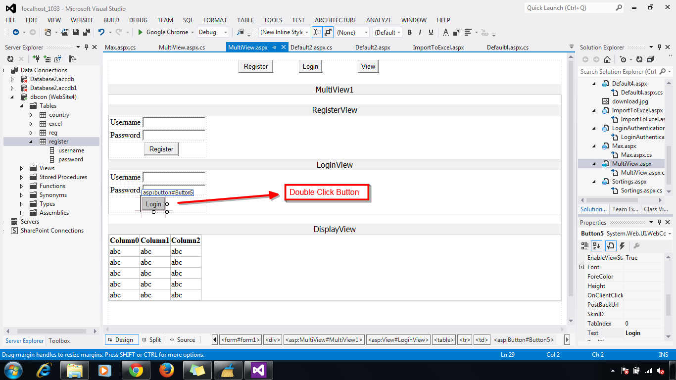 How To Use MultiView And View Control in Asp.Net ~ ScreenShotsDrizzles