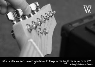 Wisdom Words: Life is like an instrument