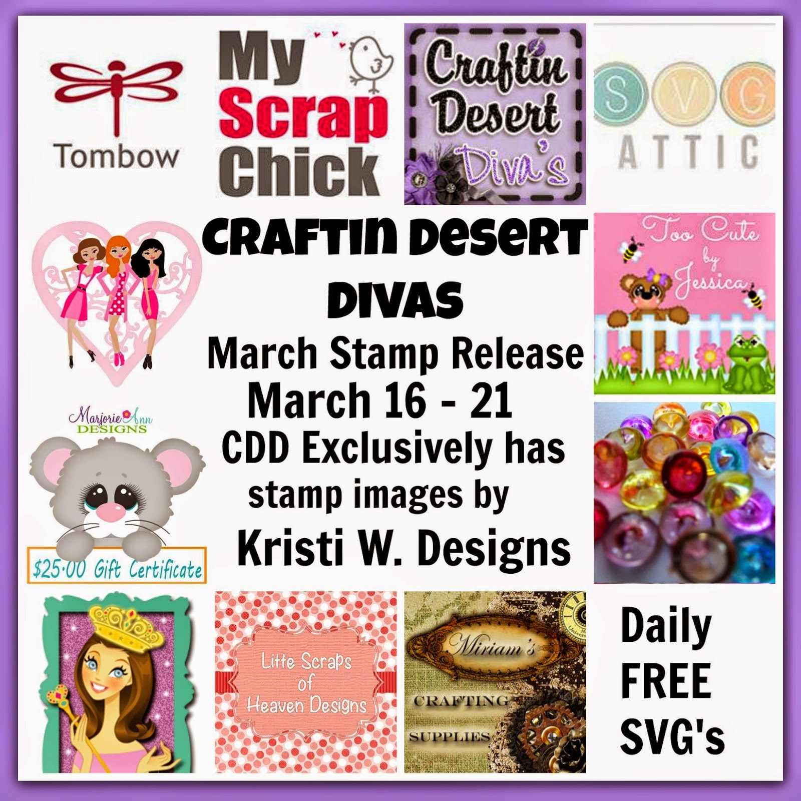 Crafted With Love By Karen: CDD Stamps 1 Year Birthday Bash Blog Hop!!