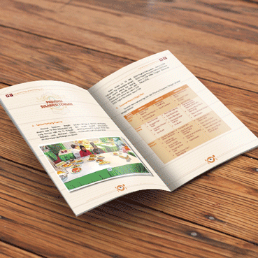 Book layout design: Profil & Resep Lomba Cipta Menu | graphic design corner