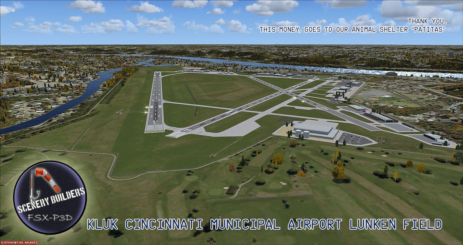 FSX, P3D, MSFS scenerybuilders.: KLUK Cincinnati Municipal Airport ...