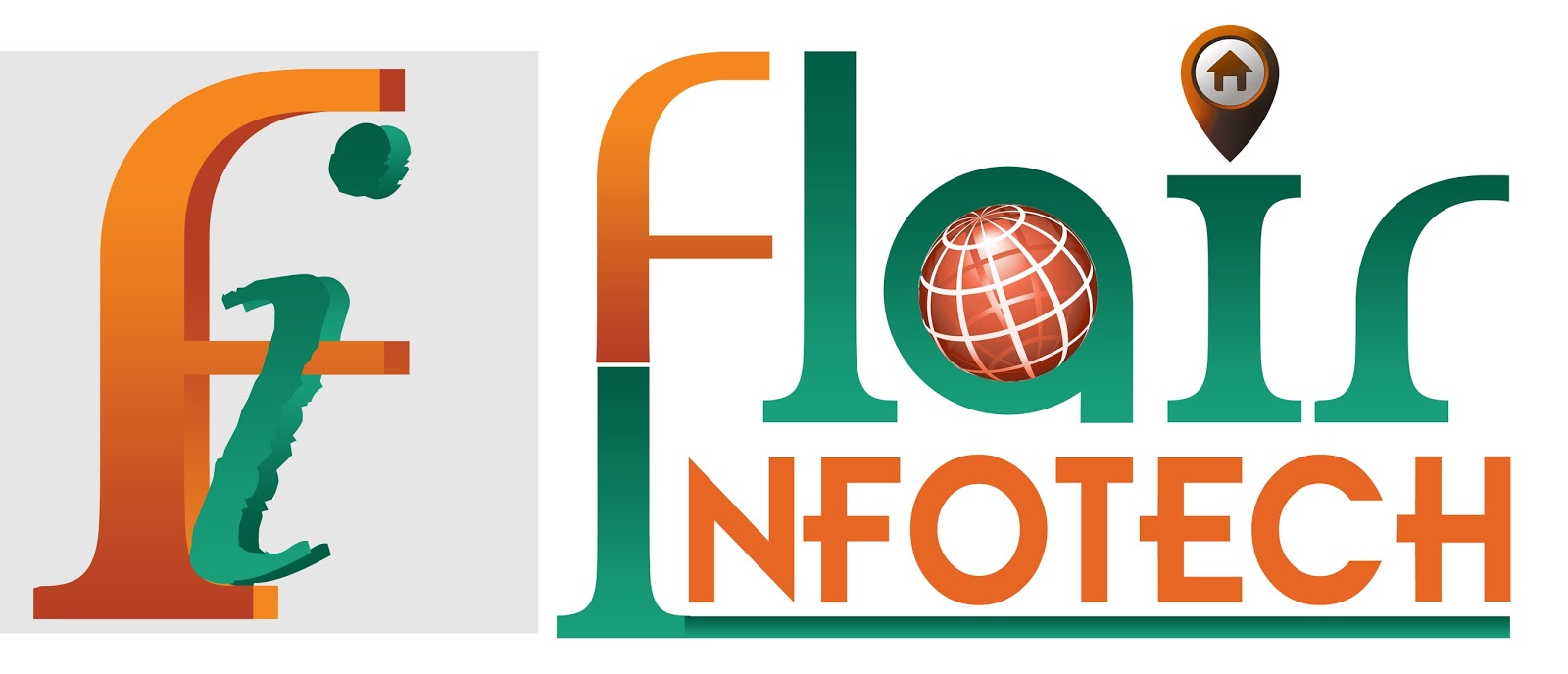 Flair infotech logo design in hd quality | naveengfx