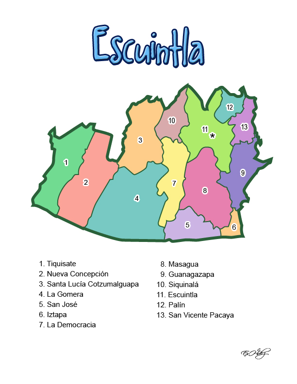 DEPARTAMENTO DE ESCUINTLA - GUATEMALA - Mundo Hispánico™