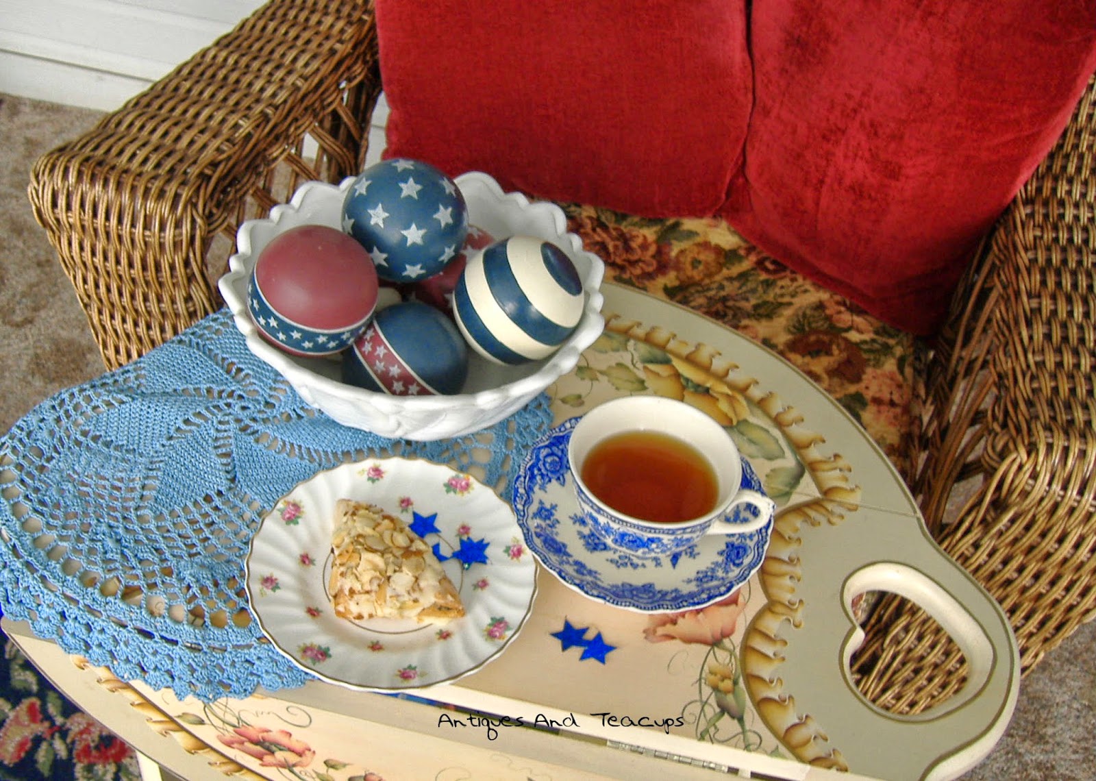 Antiques And Teacups: Tuesday Cuppa Tea, Canada Day, 4th Of July, Let's ...