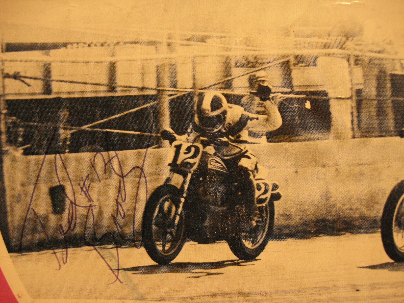 Noot: Original Autographs of Flat Track Racing