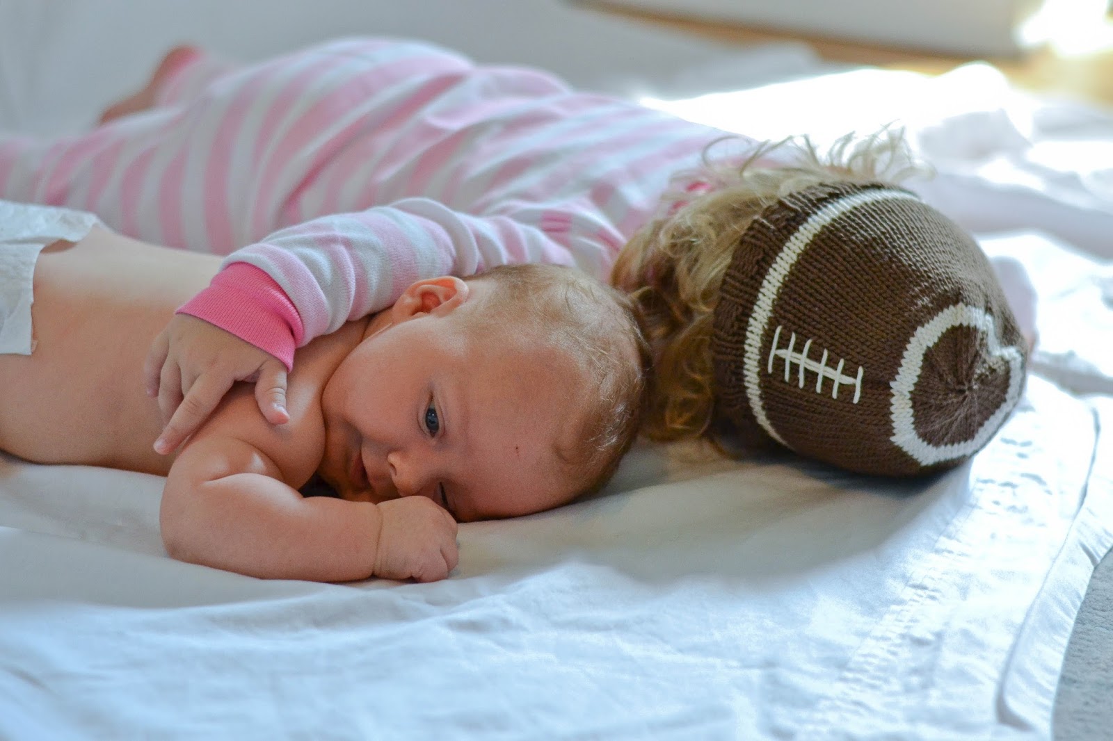 Little + Lovely Blog: Football Season (and a football baby hat)