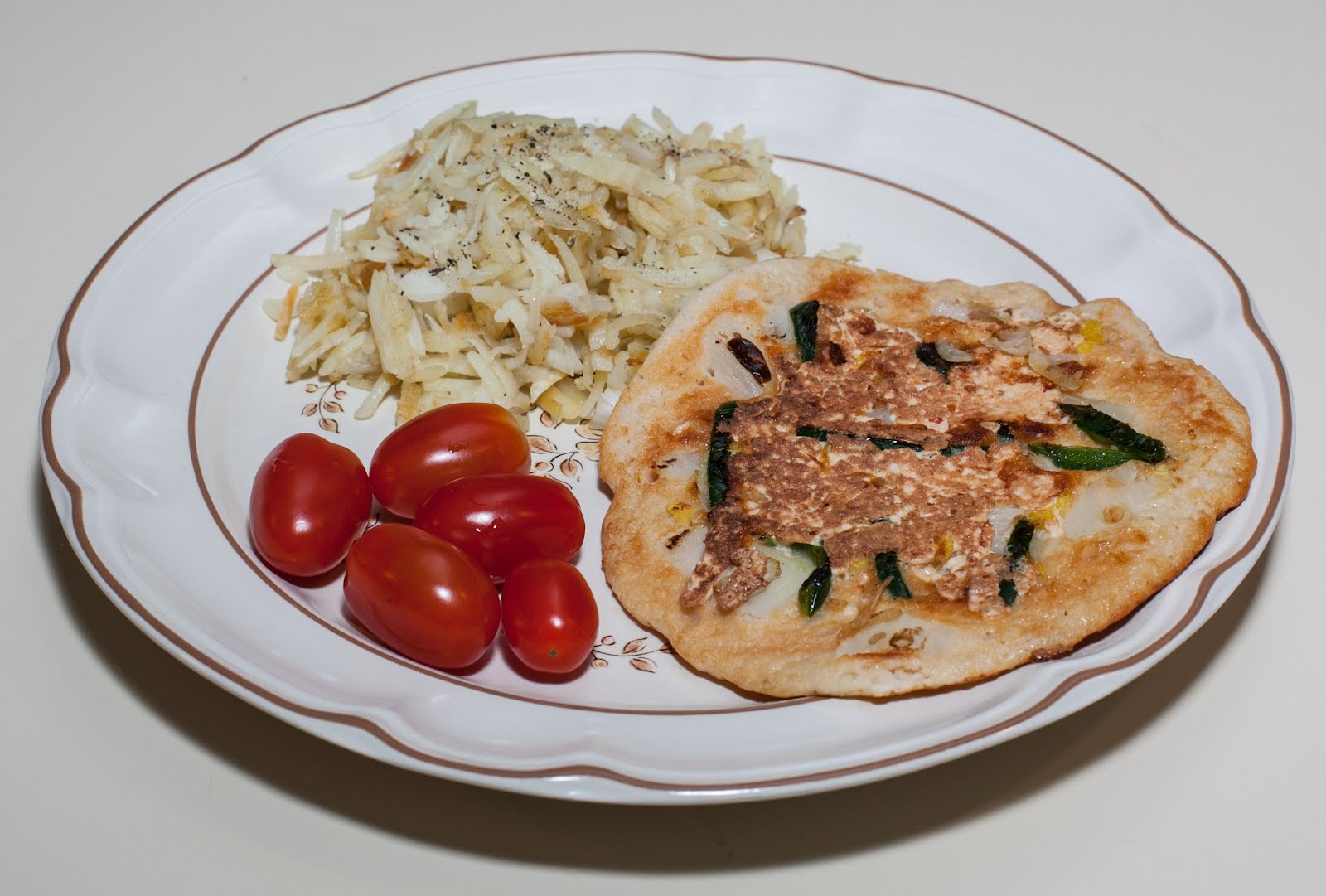 Dinner With Dilip Uttapam And Hashed Brown Potatoes Just For Me