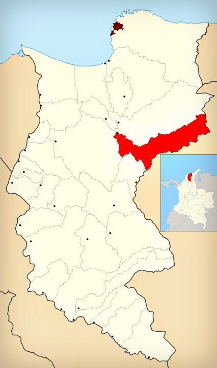 FUNDACIÓN - MAGDALENA: MAPA DE FUNDACION