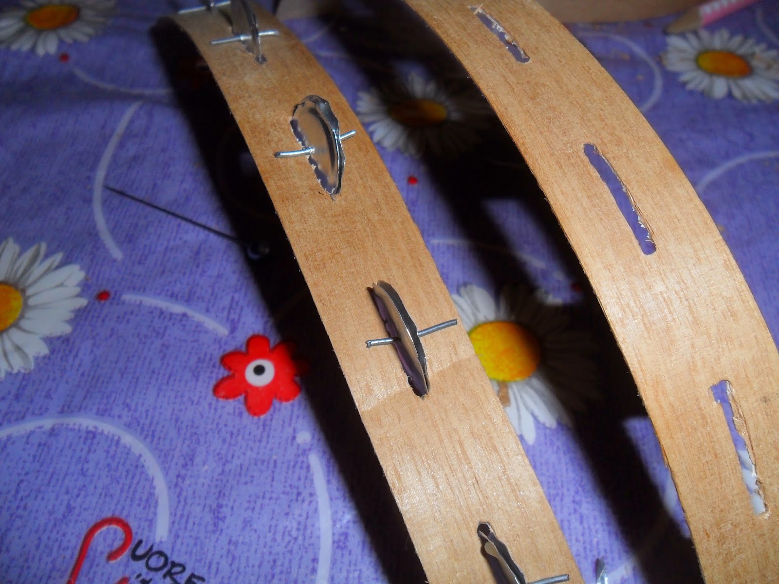Olive Groves and Doll Knits: DIY doll tambourine tutorial